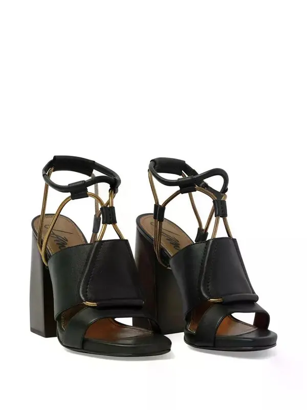 LANVIN Multi-strap Block-heel Sandals