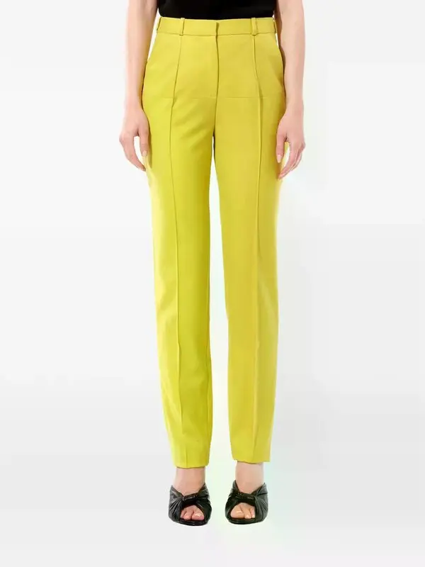 Balenciaga Seam-detail Tailored Trousers - Yellow