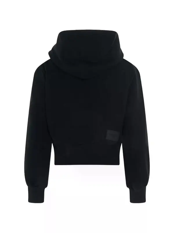 We11Done Cropped Logo Hoodie