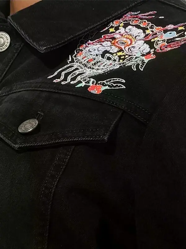 Givenchy Embroidered Denim Jacket