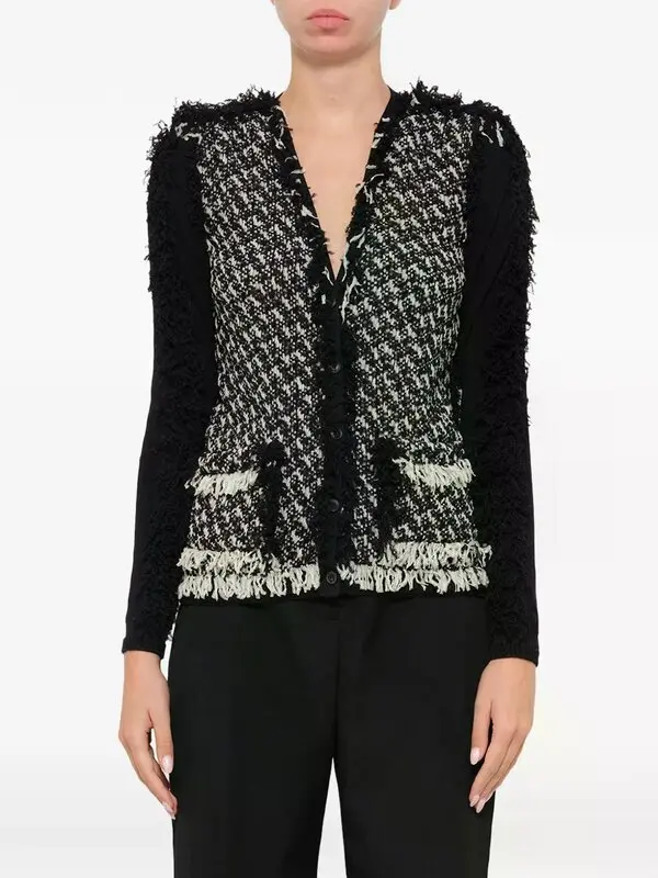 LANVIN Fringe-trimmed Buttoned Jacket