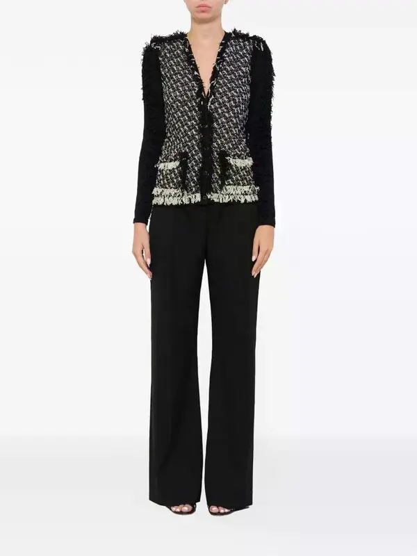 LANVIN Fringe-trimmed Buttoned Jacket
