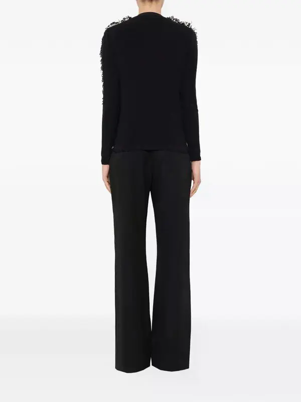 LANVIN Fringe-trimmed Buttoned Jacket
