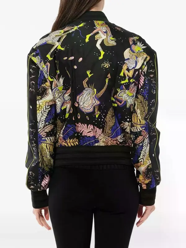 Emilio Pucci Graphic Print Bomber Jacket