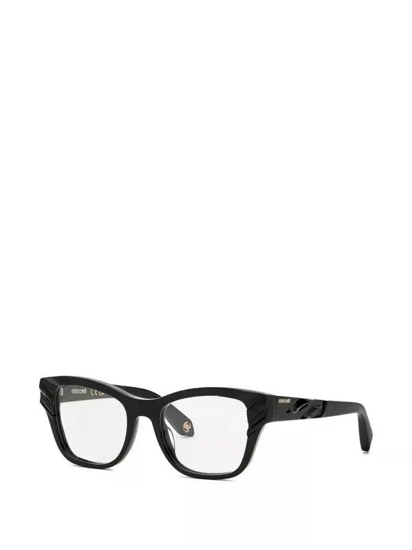 Roberto Cavalli Rectangle-frame Eyeglasses - Black