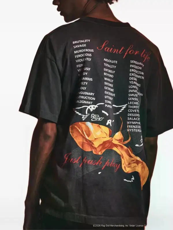 SAINT MXXXXXX Aerosmith-print Graphic-print T-shirt