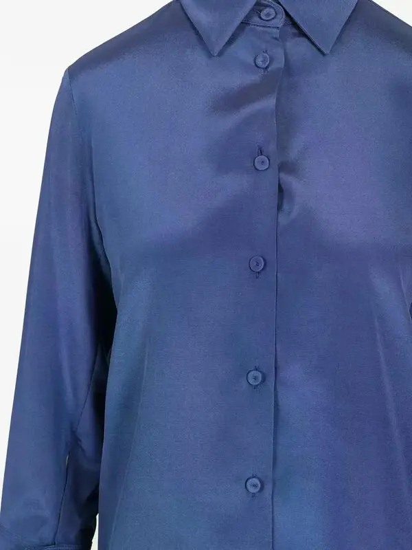 Max Mara Voliera Crepe De Chine Shirt