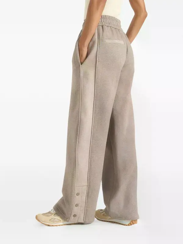 Manière De Voir Wide-leg Popper Joggers