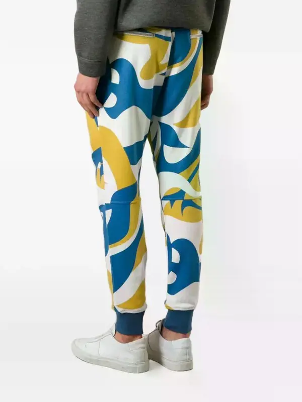 Alexander McQueen Abstract-print Track Pants