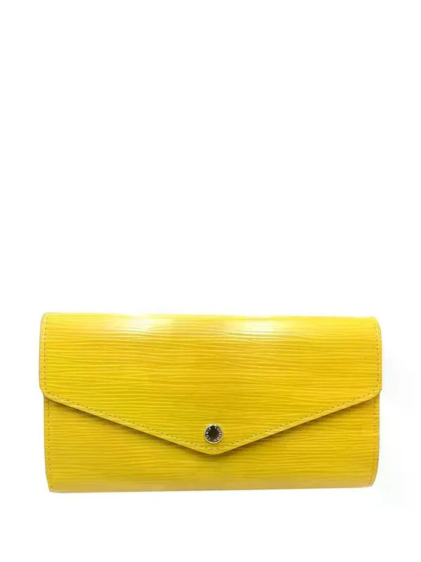 LOUIS VUITTON 2016 Epi Sarah Wallet Long Wallets
