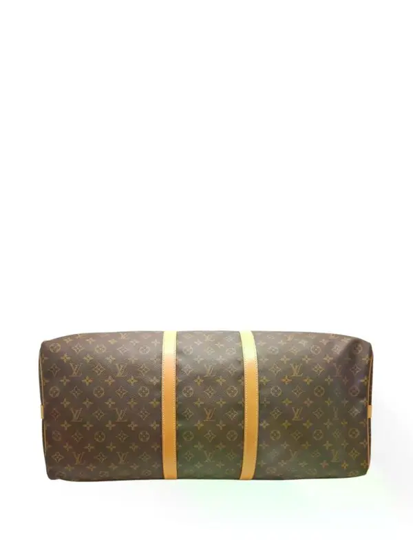 LOUIS VUITTON Monogram Keepall Bandouliere 60 Travel Bag