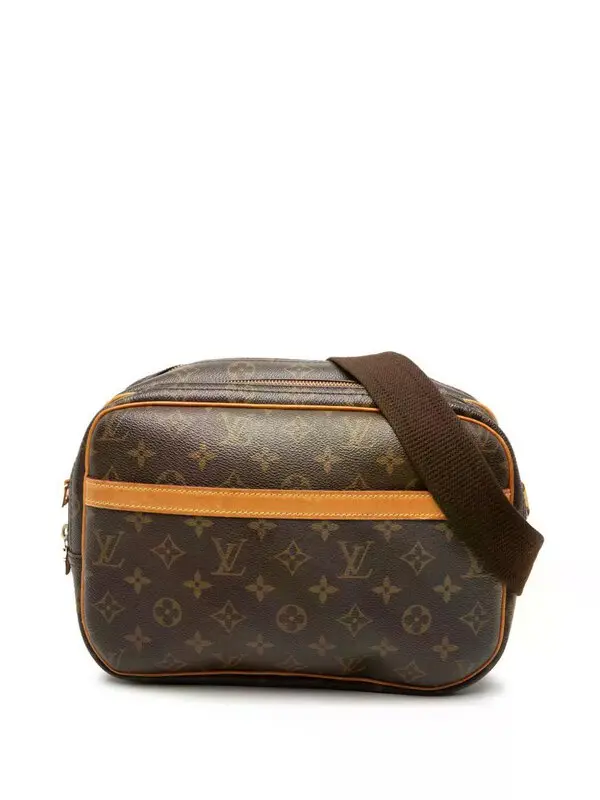 LOUIS VUITTON Monogram Reporter Pm Crossbody Bag - Brown