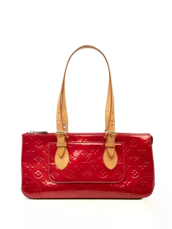 LOUIS VUITTON Monogram Vernis Rosewood Avenue Shoulder Bag - Red