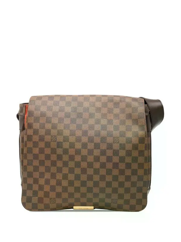 LOUIS VUITTON 2002 Damier Ebene Bastille Crossbody Bag - Brown