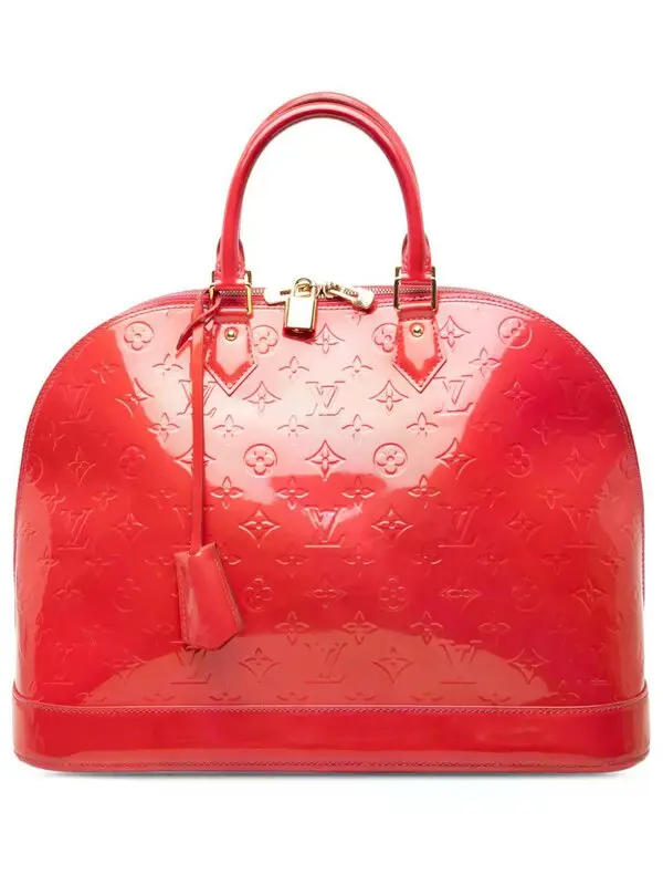 LOUIS VUITTON Monogram Vernis Alma Gm Handbag