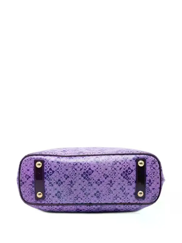 LOUIS VUITTON Coated Canvas Cosmic Blossom Pm Tote Bag - Purple