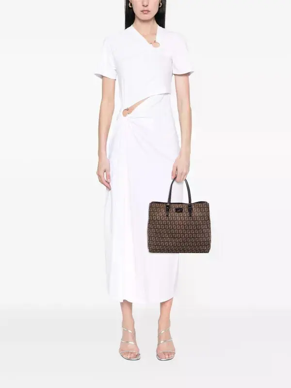 Fendi Zucchino Canvas Tote Bag