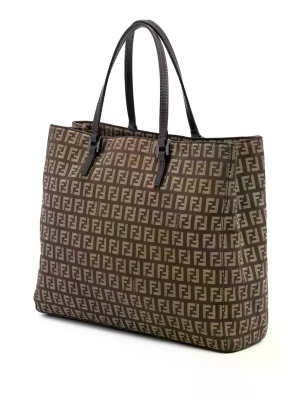 Fendi Zucchino Canvas Tote Bag