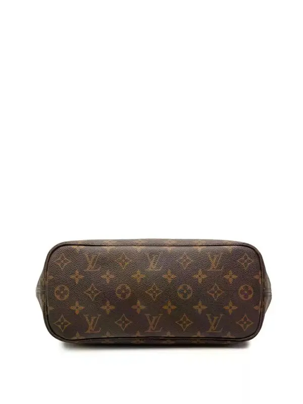 LOUIS VUITTON Monogram Neverfull Pm Tote Bag - Brown