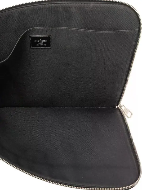 LOUIS VUITTON Damier Graphite Pochette Jour Gm Clutch Bag