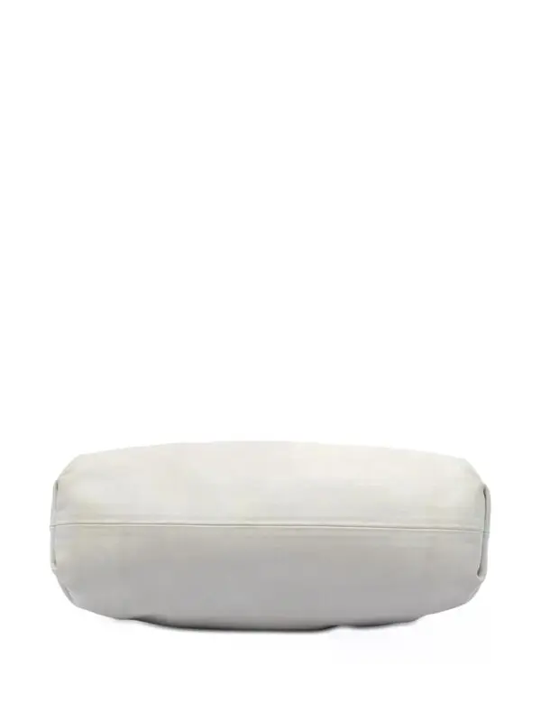 Bottega Veneta Lambskin The Pouch Clutch Bag - White