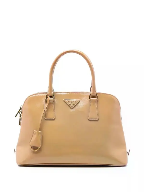 Prada Saffiano Vernice Promenade Satchel