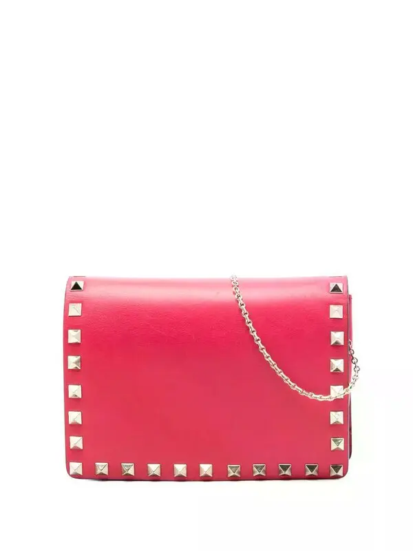Valentino Garavani Rockstud Chain Pouch Crossbody Bag - Pink