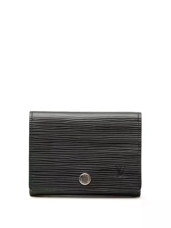 LOUIS VUITTON 2018 Epi Case Card Holder - Black