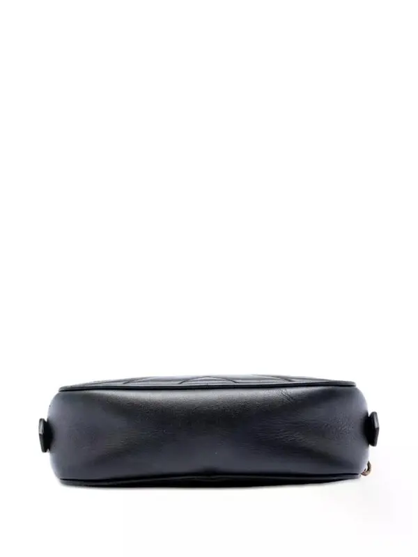 Gucci Mini Marmont Matelassé Leather Crossbody Bag - Black