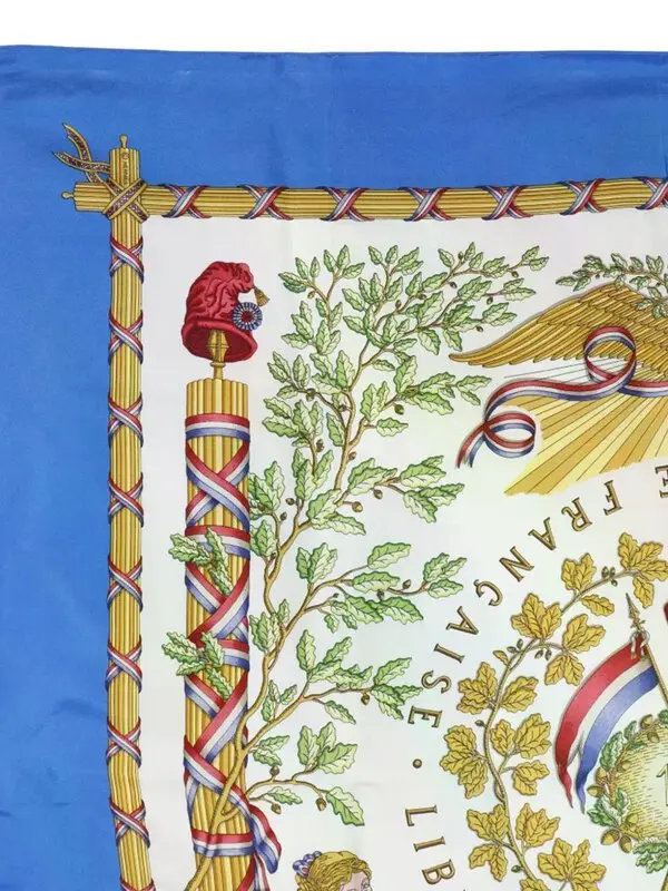 Hermès 2000-2020 Republique Francaise Liberte Egalite Fraternite 1789 Silk Scarf Scarves - Multicolour