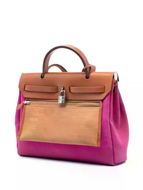 Hermès 2019 Toile Verso Herbag Zip 31 Satchel