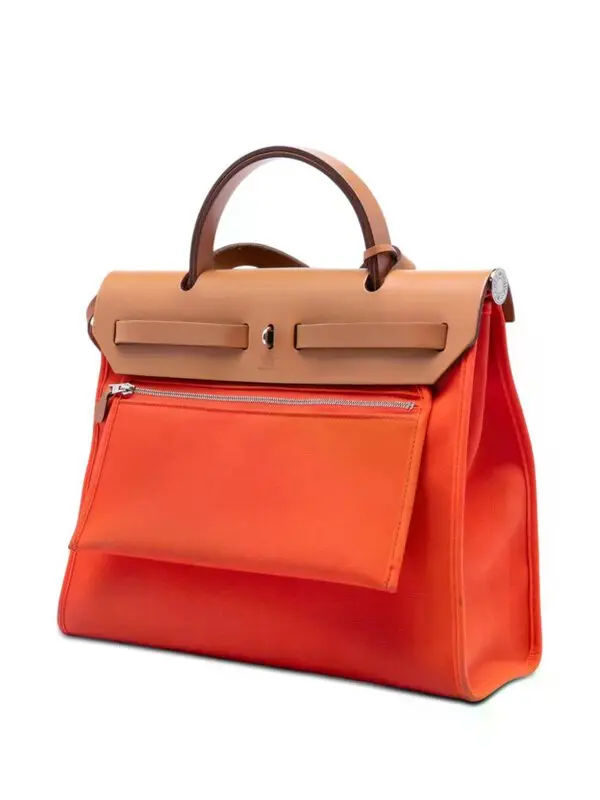 Hermès Toile Herbag Zip 31 Satchel