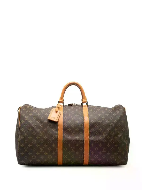 LOUIS VUITTON Monogram Keepall 55 Travel Bag