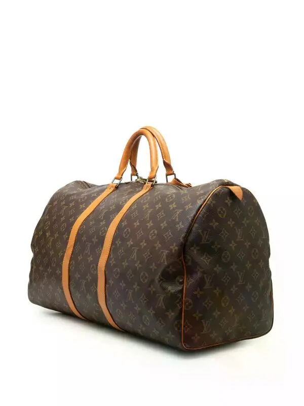 LOUIS VUITTON Monogram Keepall 55 Travel Bag