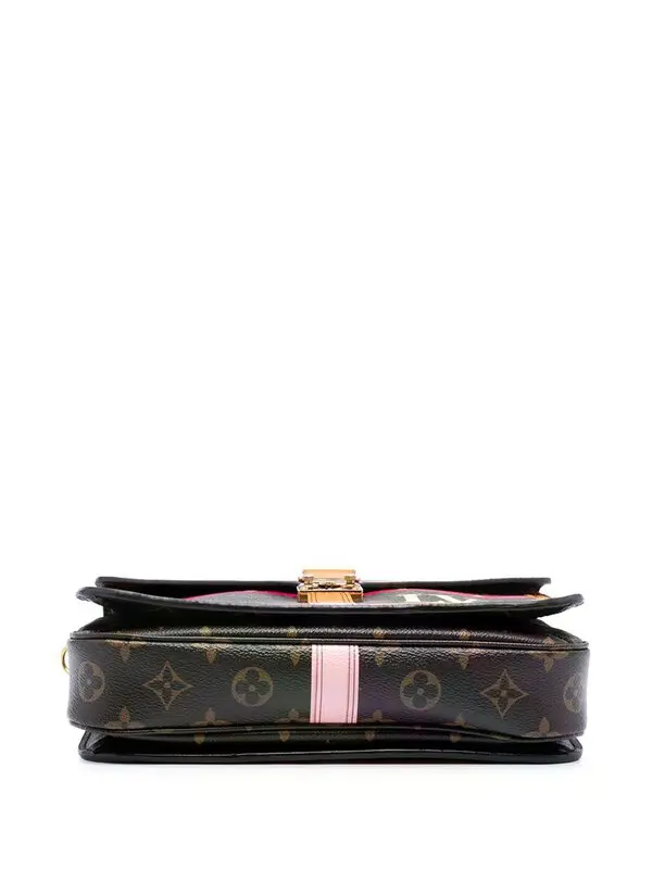 LOUIS VUITTON Monogram Summer Trunks Pochette Metis Satchel