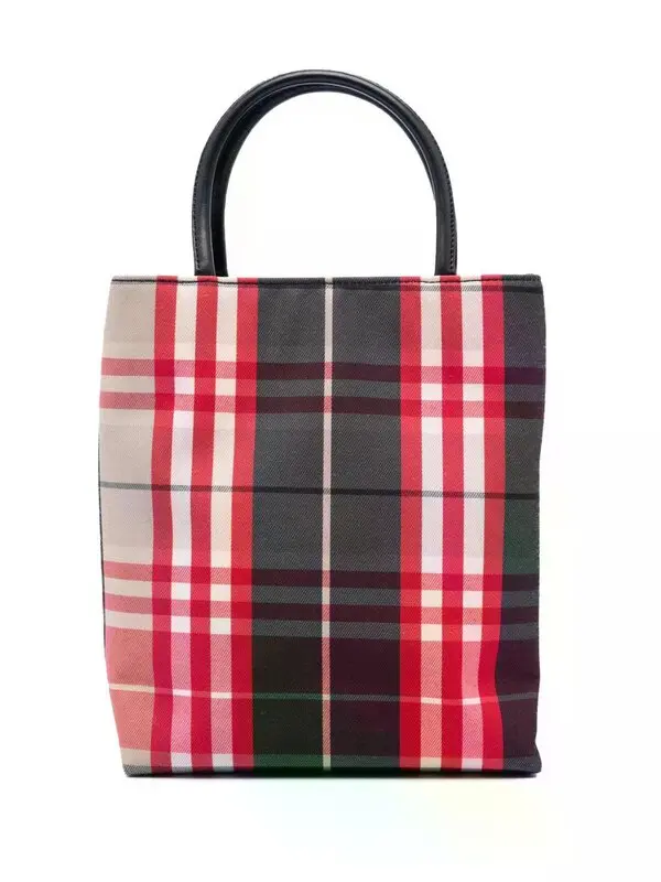 Burberry House Check Canvas Tote Bag