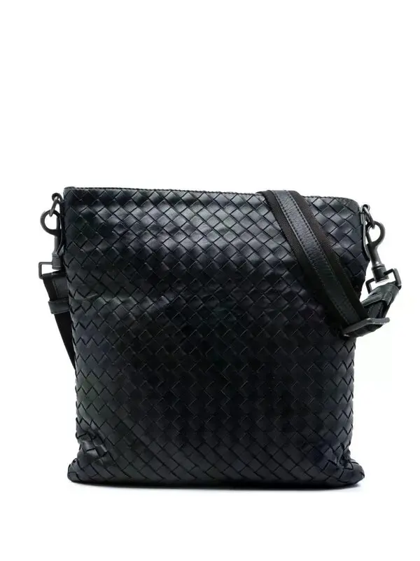 Bottega Veneta Intrecciato Nappa Vn Crossbody Bag - Black