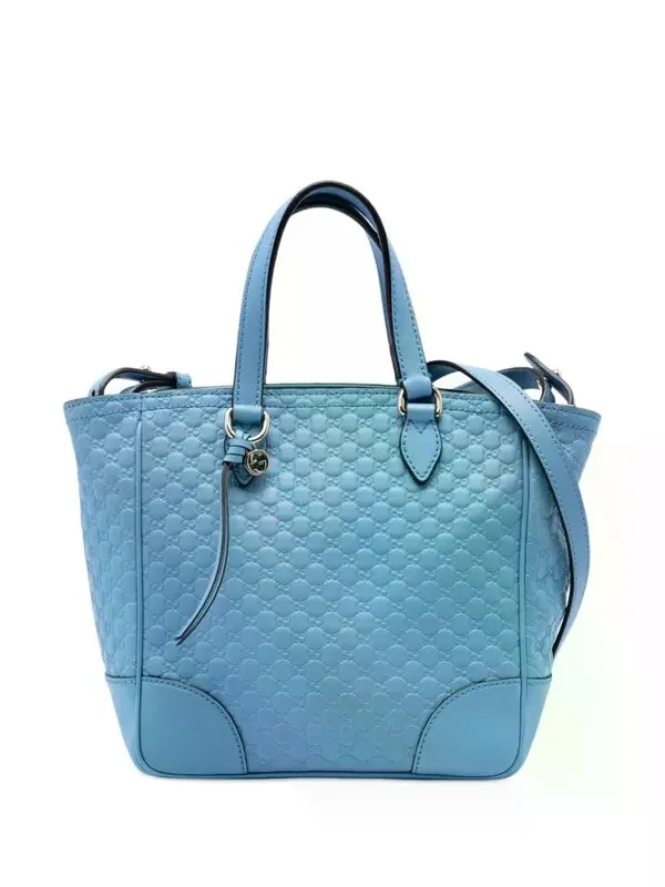 Gucci Microssima Bree Satchel - Blue