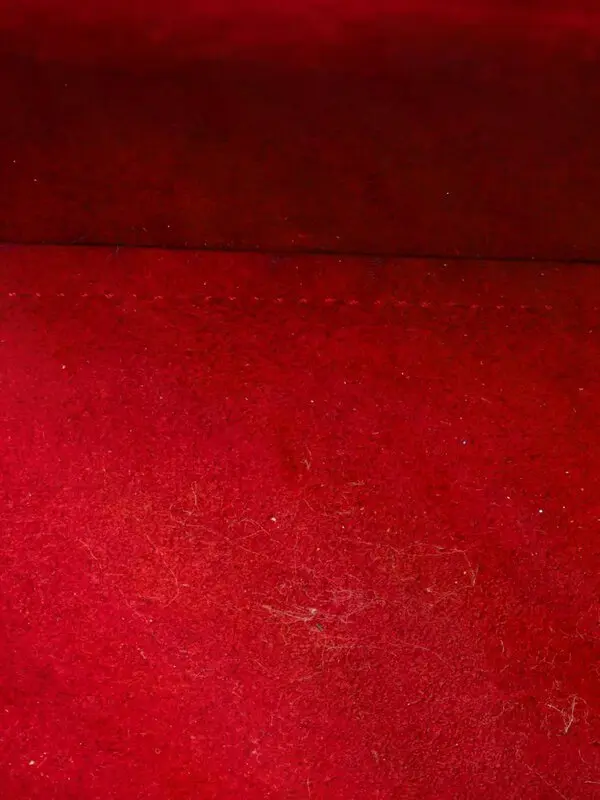 Celine Nano Grained Calfskin Belt Bag Satchel - Red