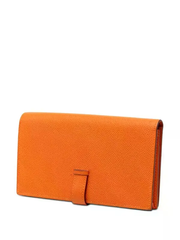 Hermès 2013 Epsom Bearn Soufflet Wallet Long Wallets