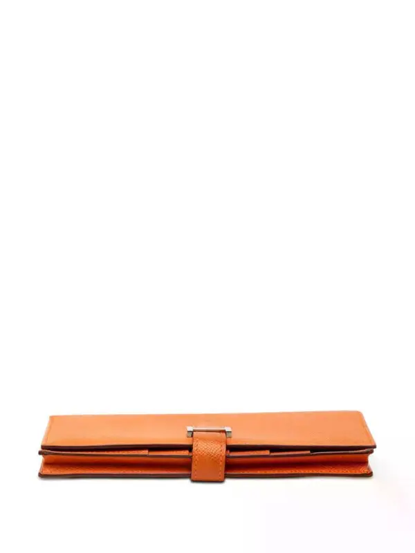 Hermès 2013 Epsom Bearn Soufflet Wallet Long Wallets