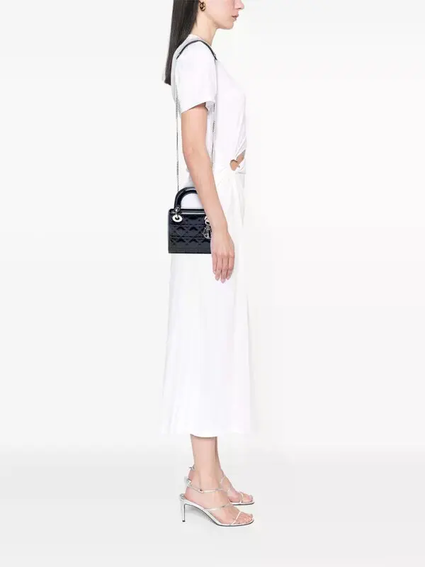 Dior Patent Cannage Lady Satchel