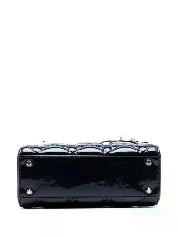Dior Patent Cannage Lady Satchel