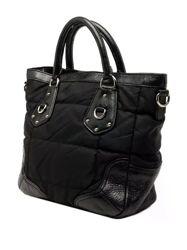 Prada Tessuto Cervo Lux 24h Tote Satchel