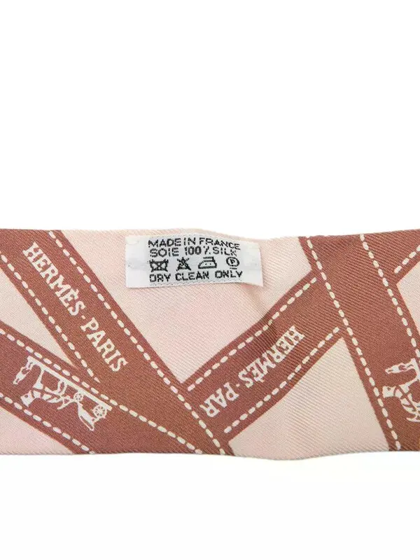 Hermès 2015-2026 Bolduc Silk Twilly Scarf Scarves