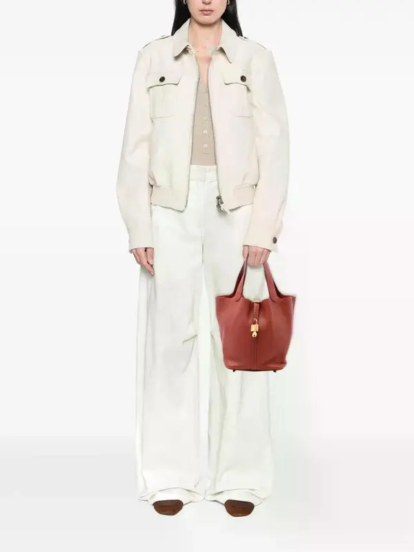Hermès Clemence Picotin Lock 22 Handbag
