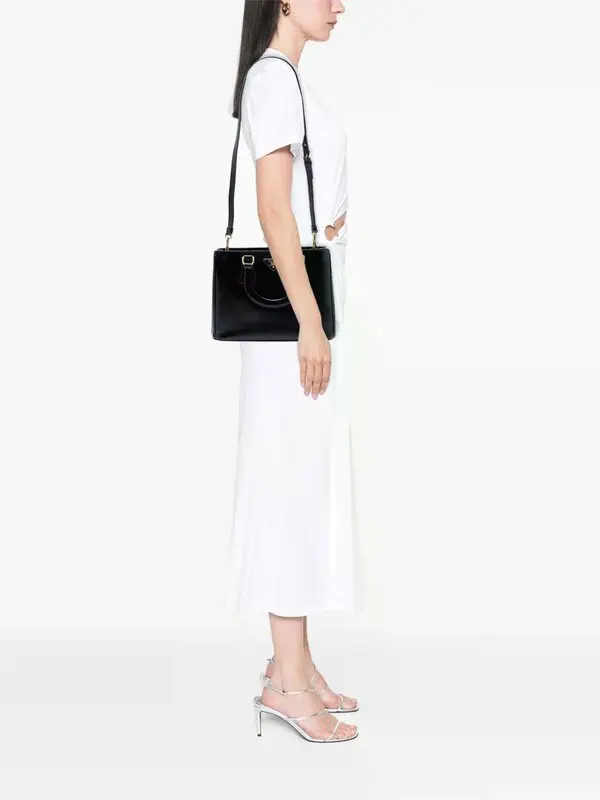Prada Saffiano Vernice Top Handle Bag