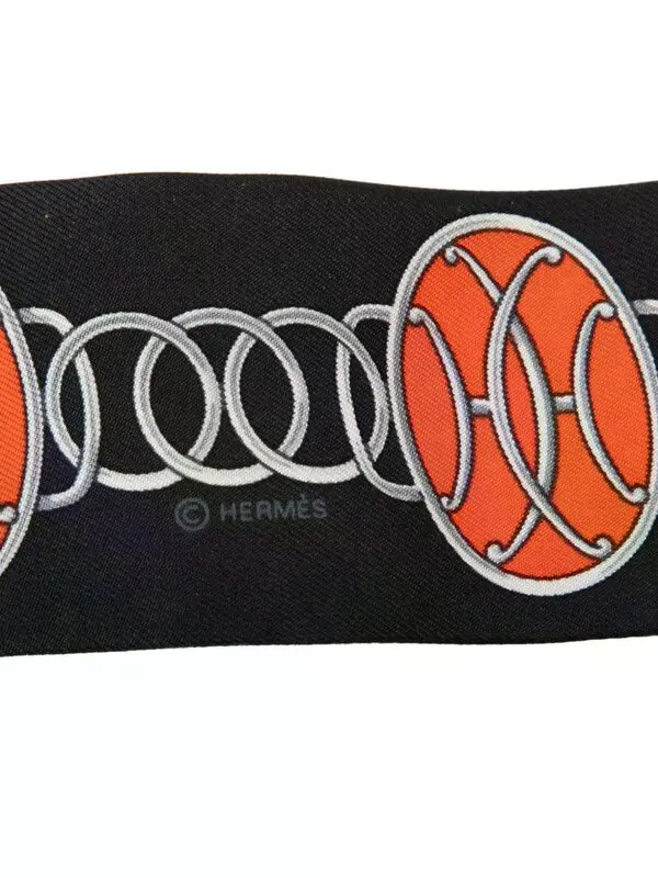 Hermès 2000-2026 Lift Profile Silk Twilly Scarf Scarves