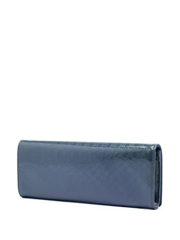 Gucci Microssima Patent Leather Broadway Clutch