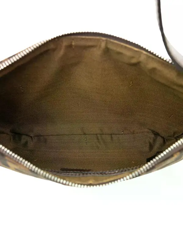 Fendi Zucca Canvas Shoulder Bag